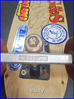 Gordon Smith Stacy Peralta 1970s Warp Tail Skateboard | Vintage Longboards